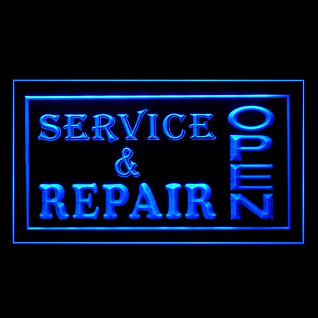 190011 Service Repair Auto Vehicle Shop Home Decor Open Display illumi ...
